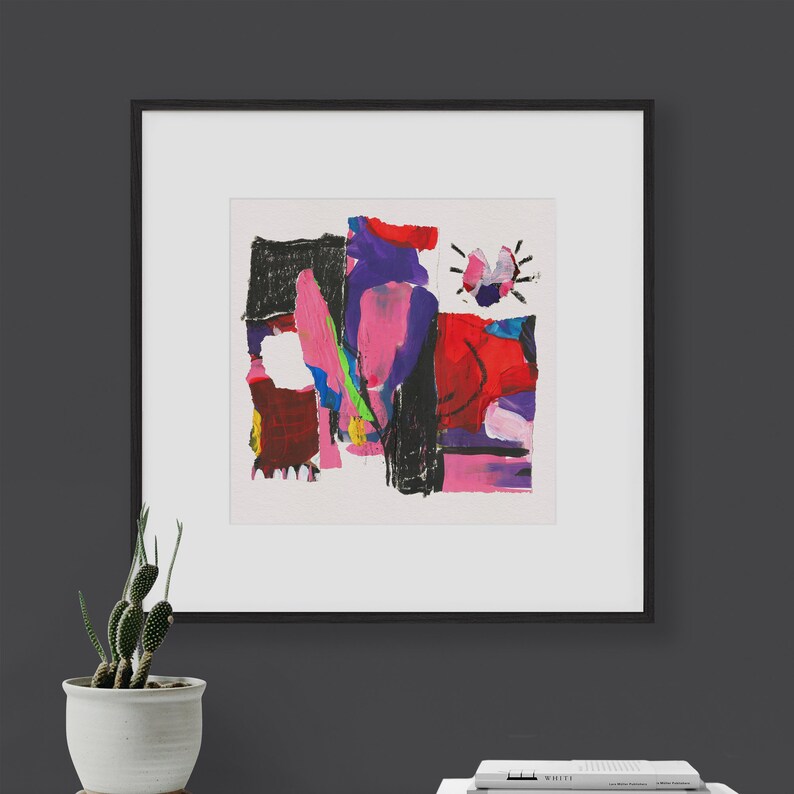 Abstract Art Print Abstract Collage Art Printable Abstract - Etsy