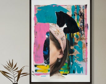 Abstract Collage Art Printable Abstract Instant Download - Etsy