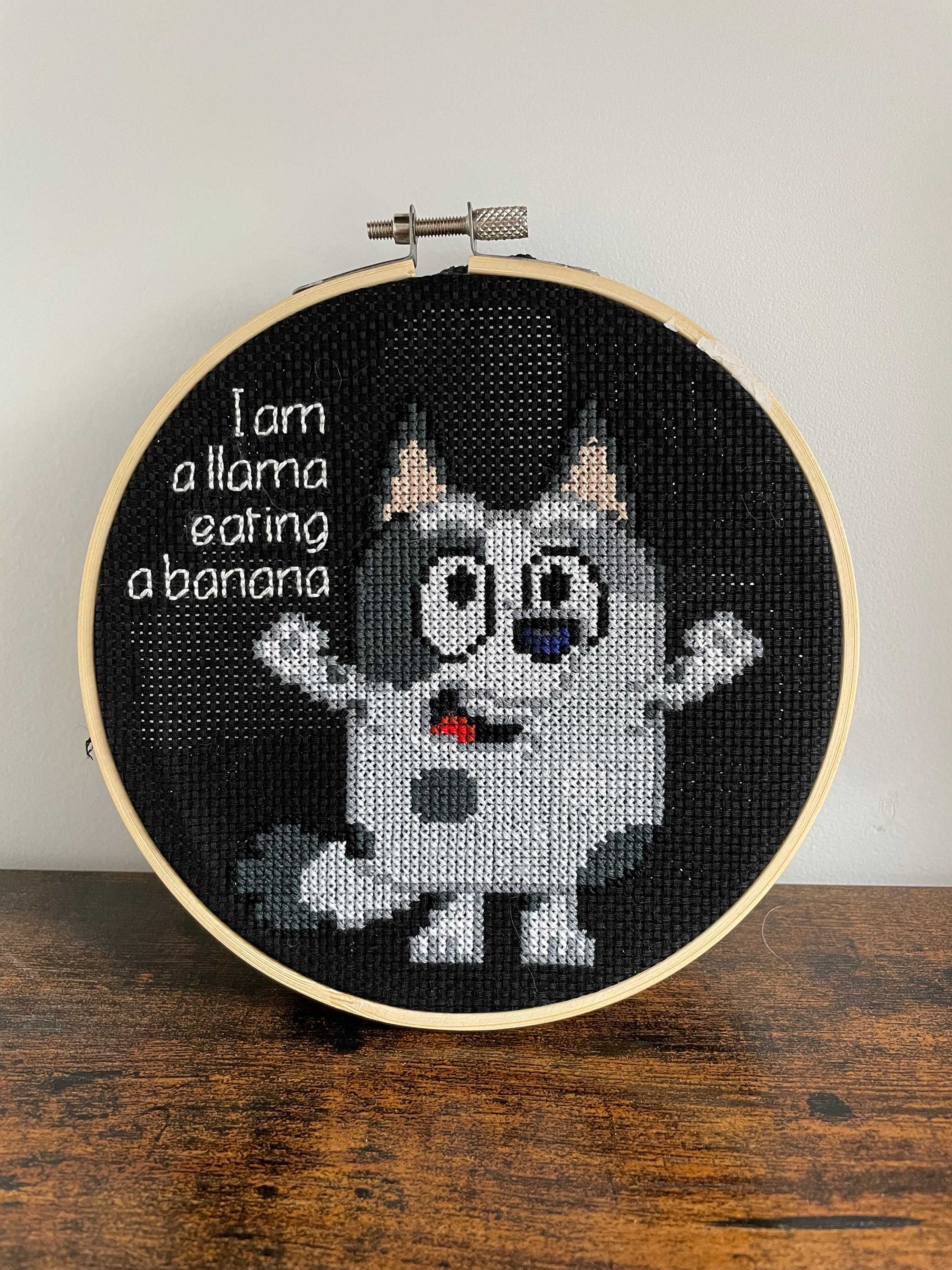 Bluey Muffin Cross Stitch Pattern i Am a Llama - Etsy Canada