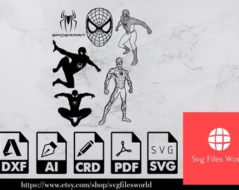 Spiderman Laser File | Etsy