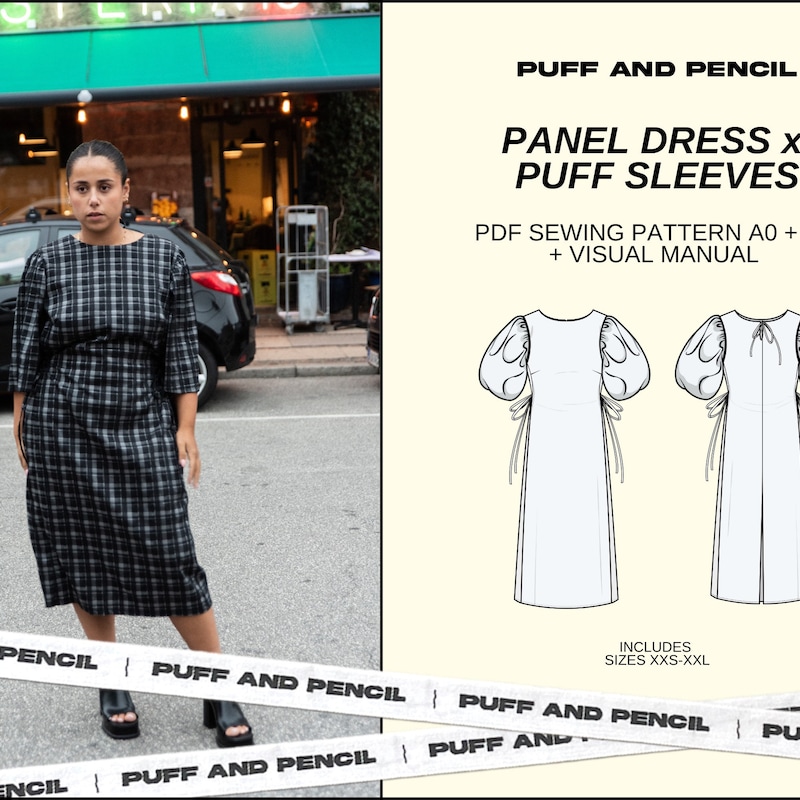 Panel Dress Pattern - Etsy