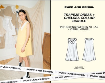 PANEL Dress // Digital PDF // Sewing Pattern // Diy Dress // - Etsy UK