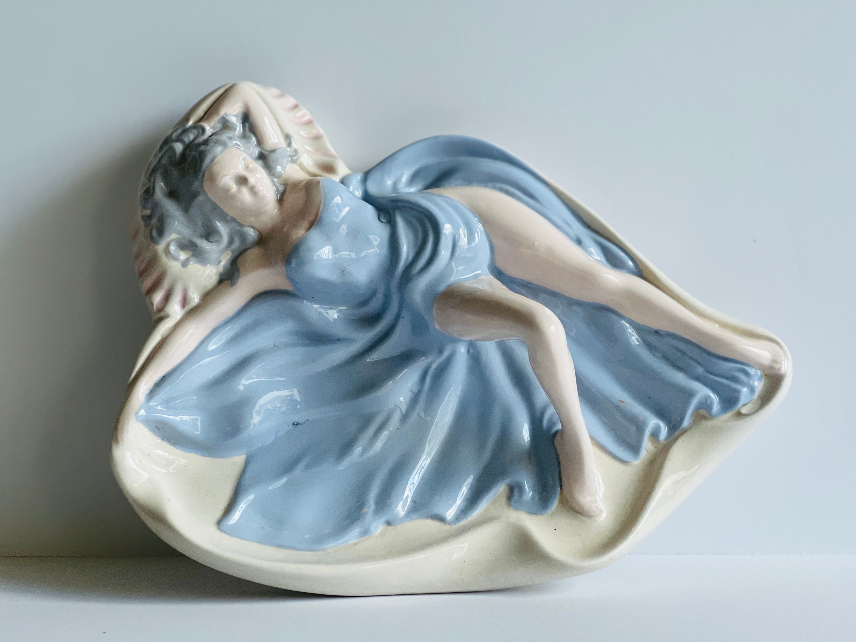 Holland Mold Ceramic Ashtray Pin up Girl Gallery Wall Hanging - Etsy