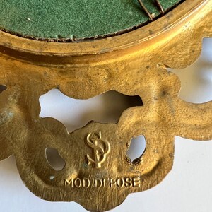 Vintage Italian Mod Depose Blue Boy and Pinkie Gold Framed Wall Decor ...