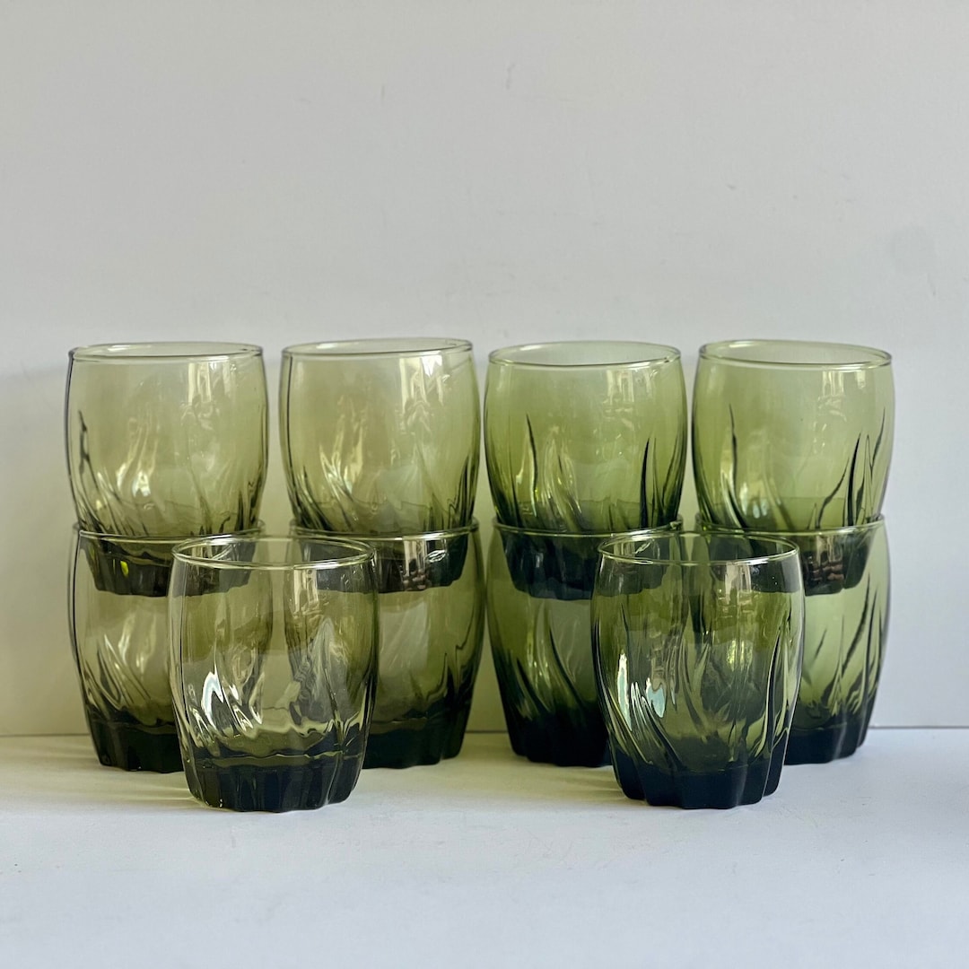 Vintage Double Old Fashioned Cocktail Glasses Anchor Hocking Central ...