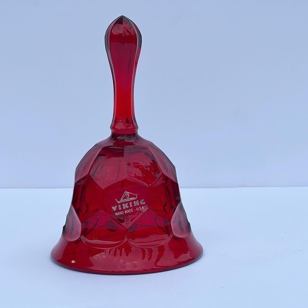 Viking Georgian Ruby Red Bell Viking Collectible Holiday - Etsy