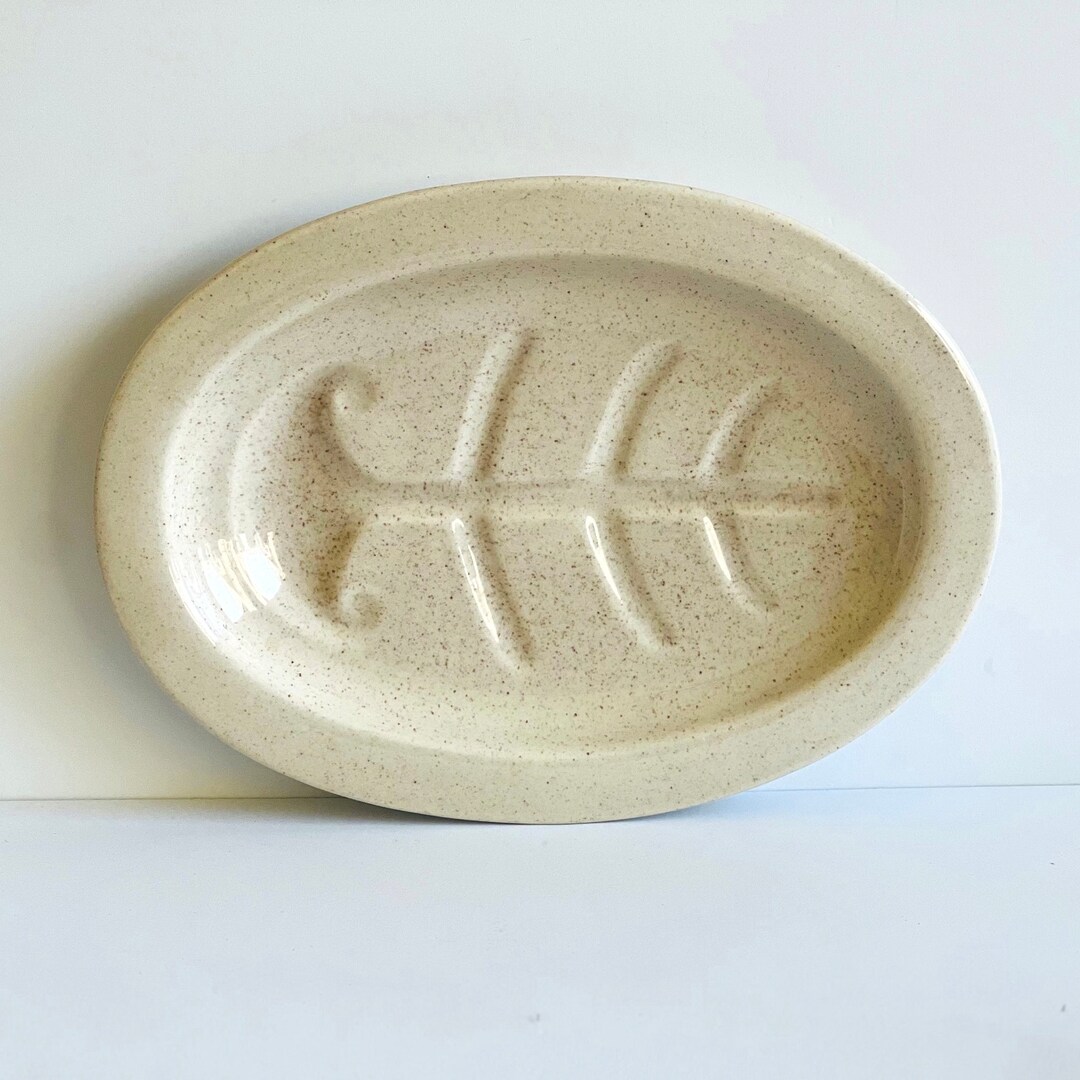 Vintage Red Wing Pottery Meat Serving Platter: Large Oval Roast Plate ...