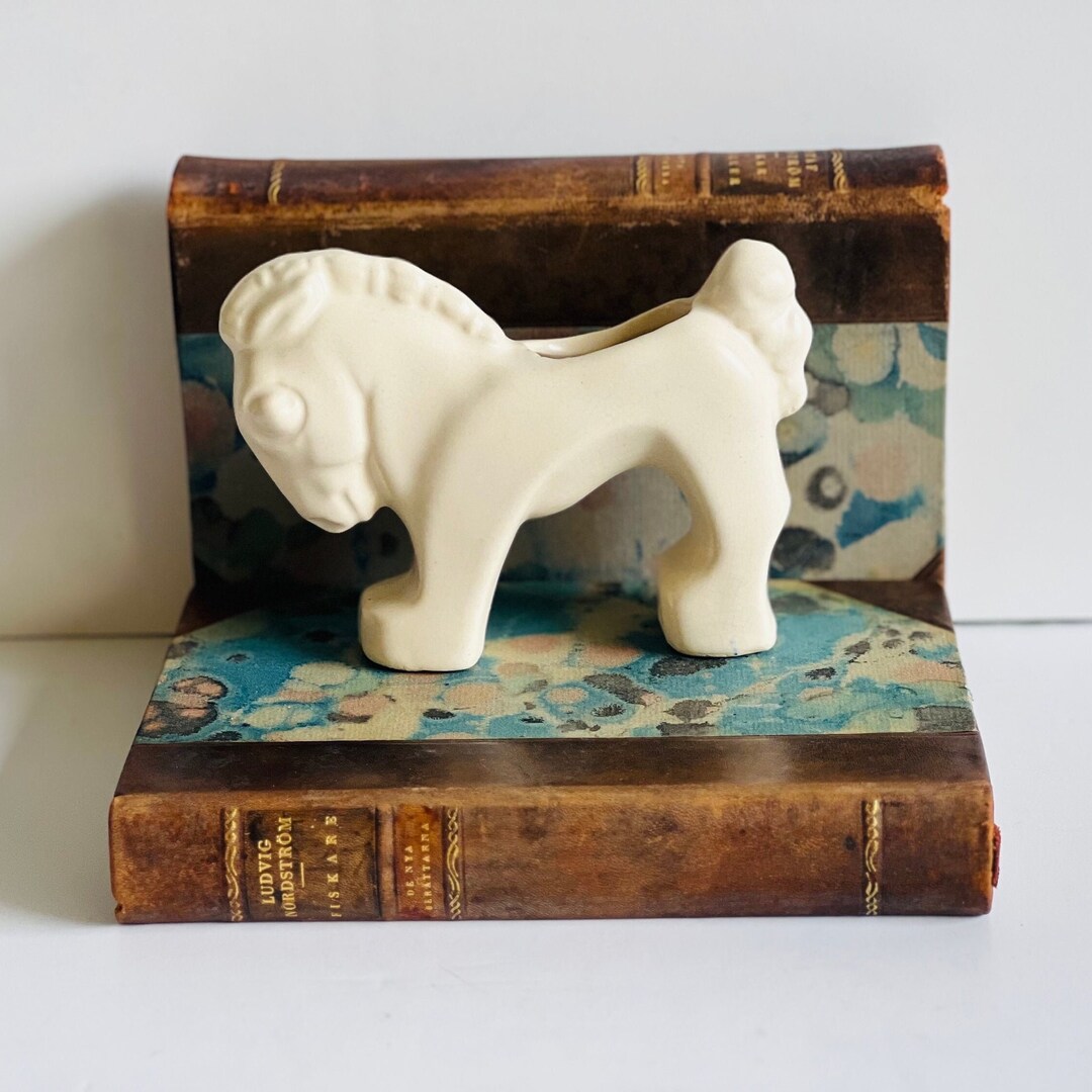 Mccoy Stretch Horse Planter off White Mid Century Pottery Vase Mccoy ...