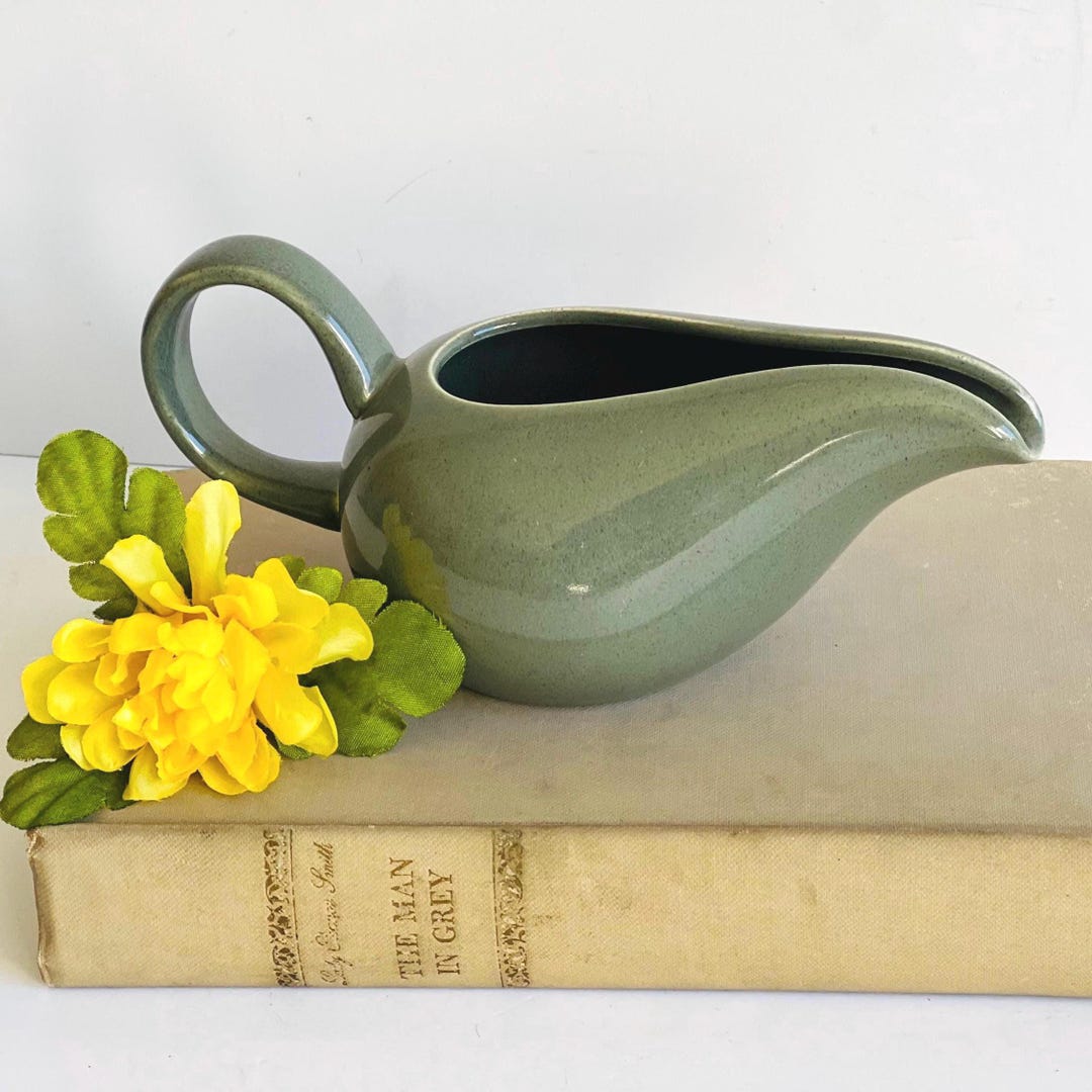 Vintage Russel Wright Creamer Cedar Green American Modern Line ...