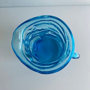 Vintage Kanawha Glass Blue Toby Pitcher: George Washington Colonial Man ...