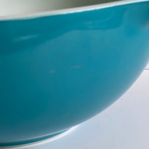 Pyrex Horizon Blue 444 4 Qt Cinderella Nesting Bowl Solid Blue Aqua Mid ...