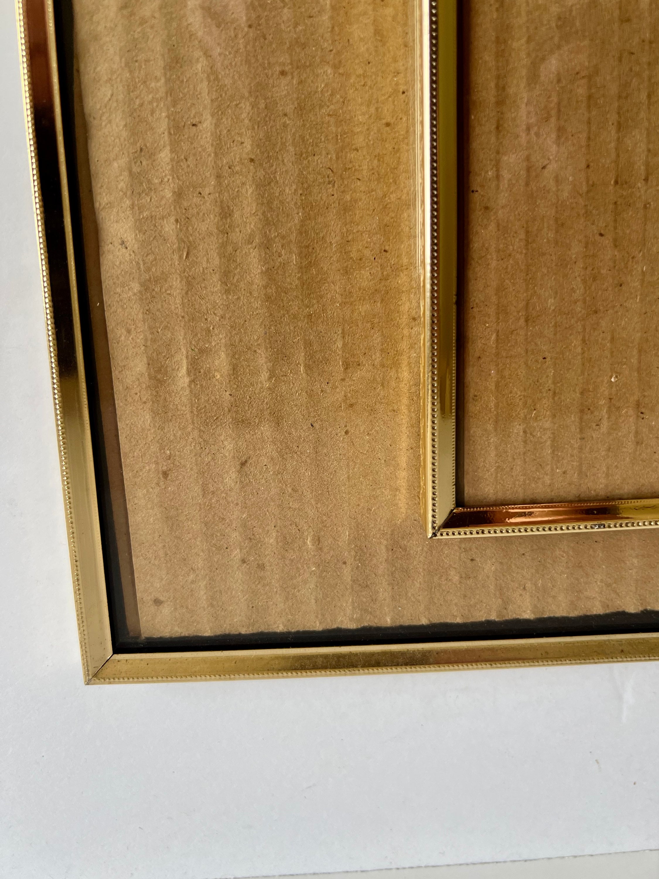 Vintage Bifold Gold Metal Frames Wall Tabletop Decor Wedding - Etsy