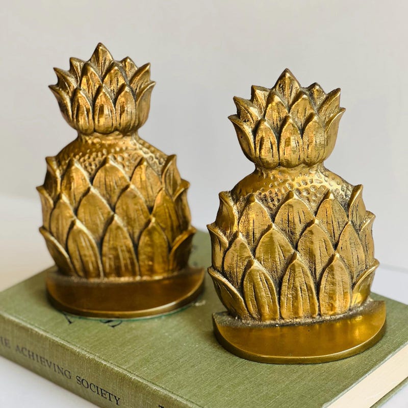 Pineapple Bookends - Etsy
