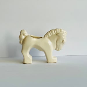 Mccoy Stretch Horse Planter off White Mid Century Pottery Vase Mccoy ...
