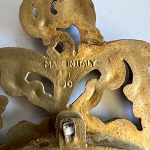 Vintage Italian Mod Depose Blue Boy and Pinkie Gold Framed Wall Decor ...