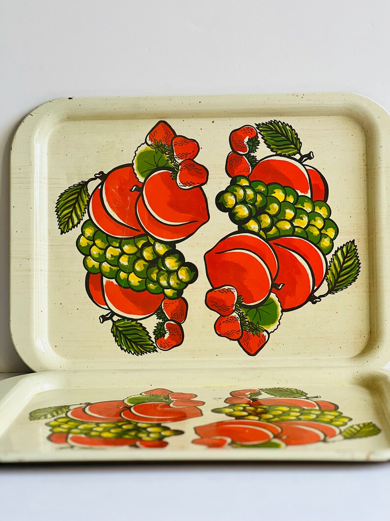 Vintage Metal Lap Tray Sandwich TV Tray Retro Wall Decor - Etsy