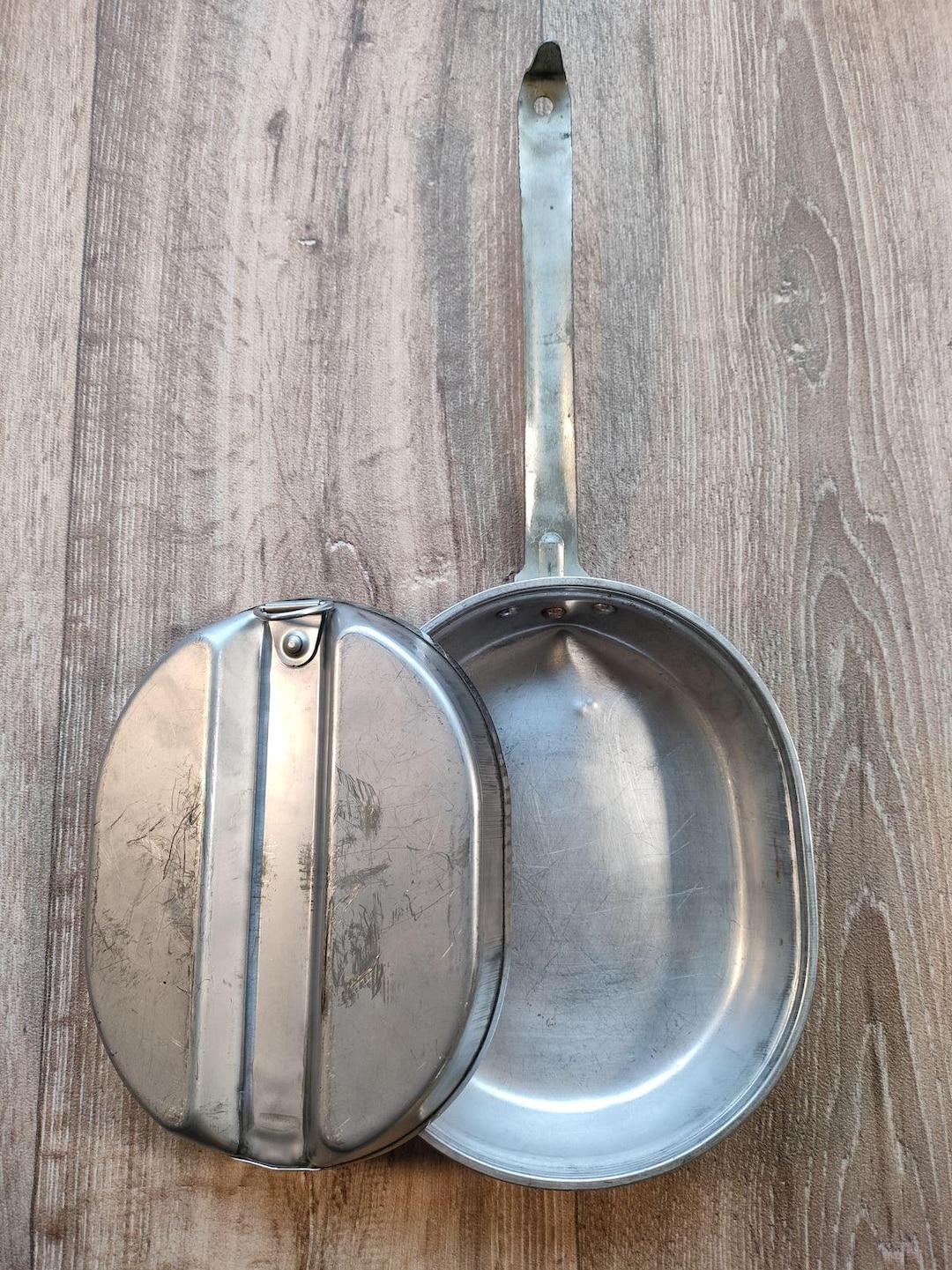 Vintage Leyse USA 1952 Aluminum Mess Kit - Retro Country Kitchen ...