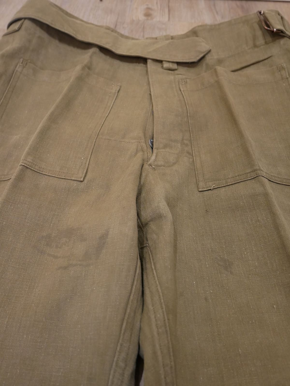 Vintage French Army Dispatch Rider Motorcyclist Pants Canvas S46 - Etsy