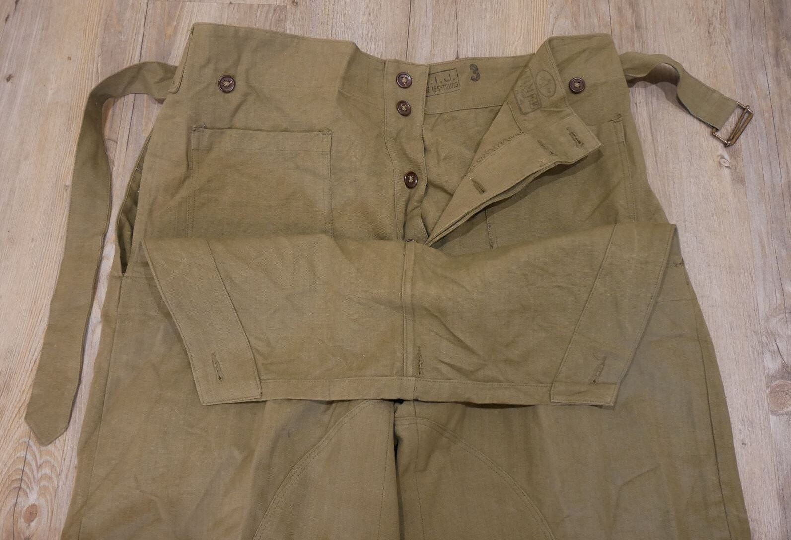 Vintage French Army Dispatch Rider Motorcyclist Pants Canvas - Etsy