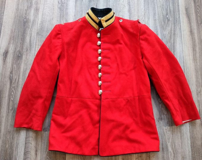 Red Military Jacket - Etsy