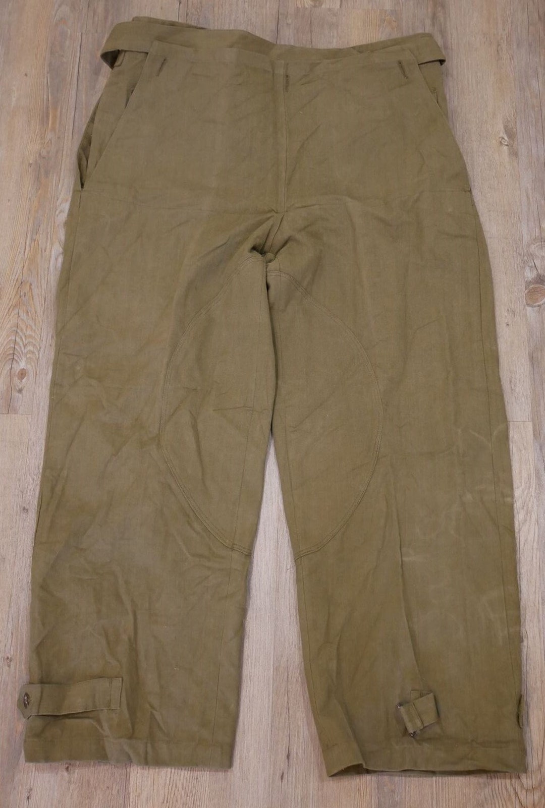 Vintage French Army Dispatch Rider Motorcyclist Pants Canvas - Etsy