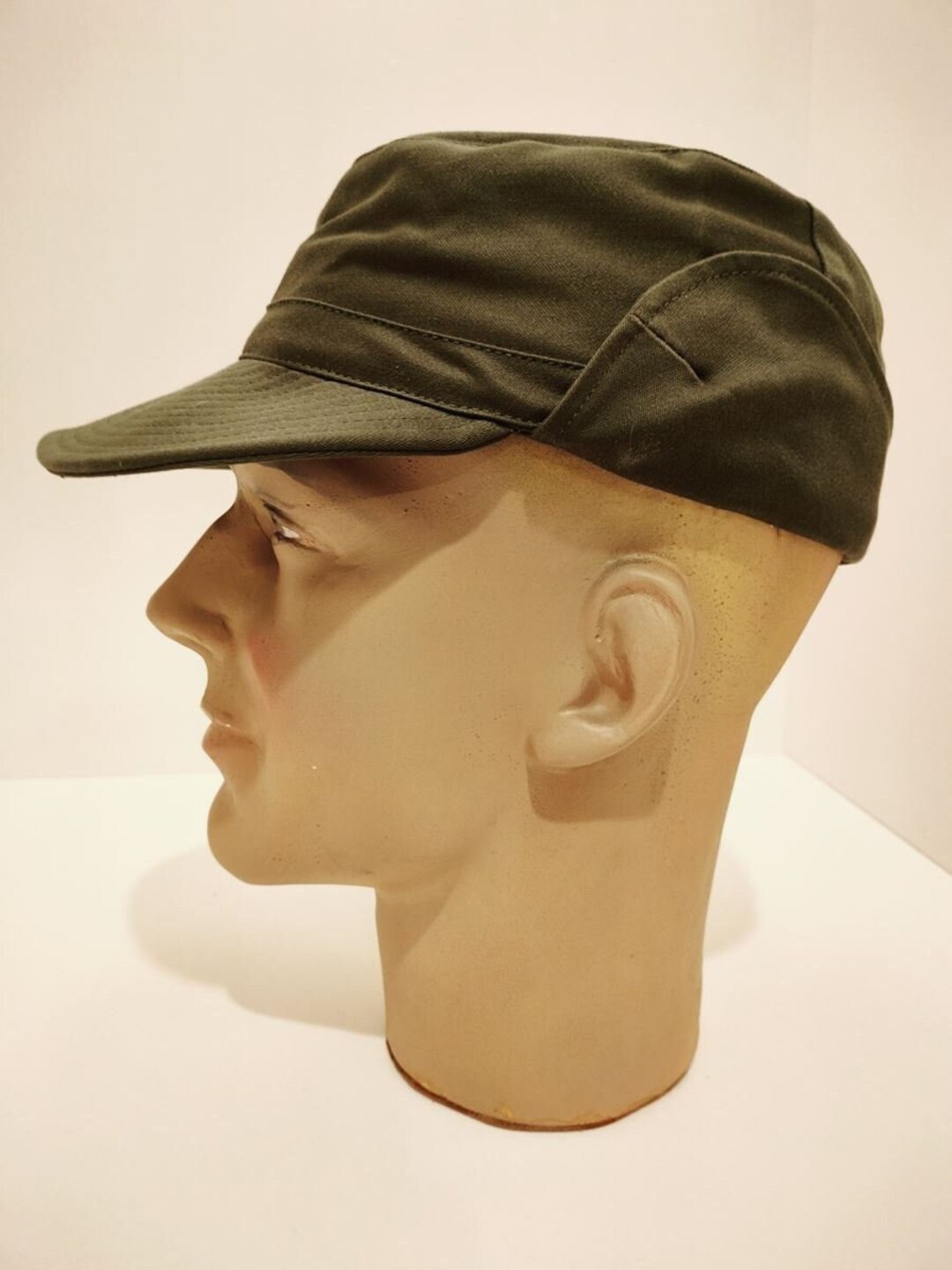 Vintage Green Cap | Swedish Army | Heavy Duty Twill Fabric | Original ...