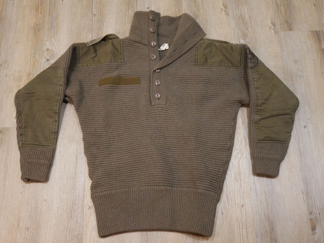 Austrian Army Wool Alpine Sweater - Etsy