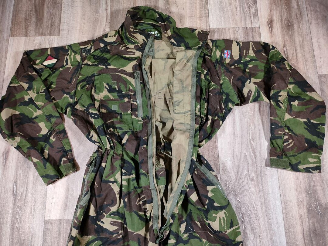 British DPM Woodland Camouflage Suit – Vintage AFV Crewman Outfit “for ...