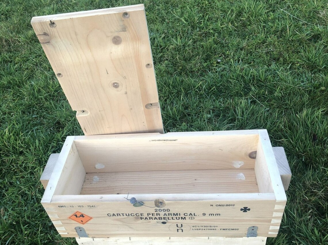 Military Wooden Box - Etsy