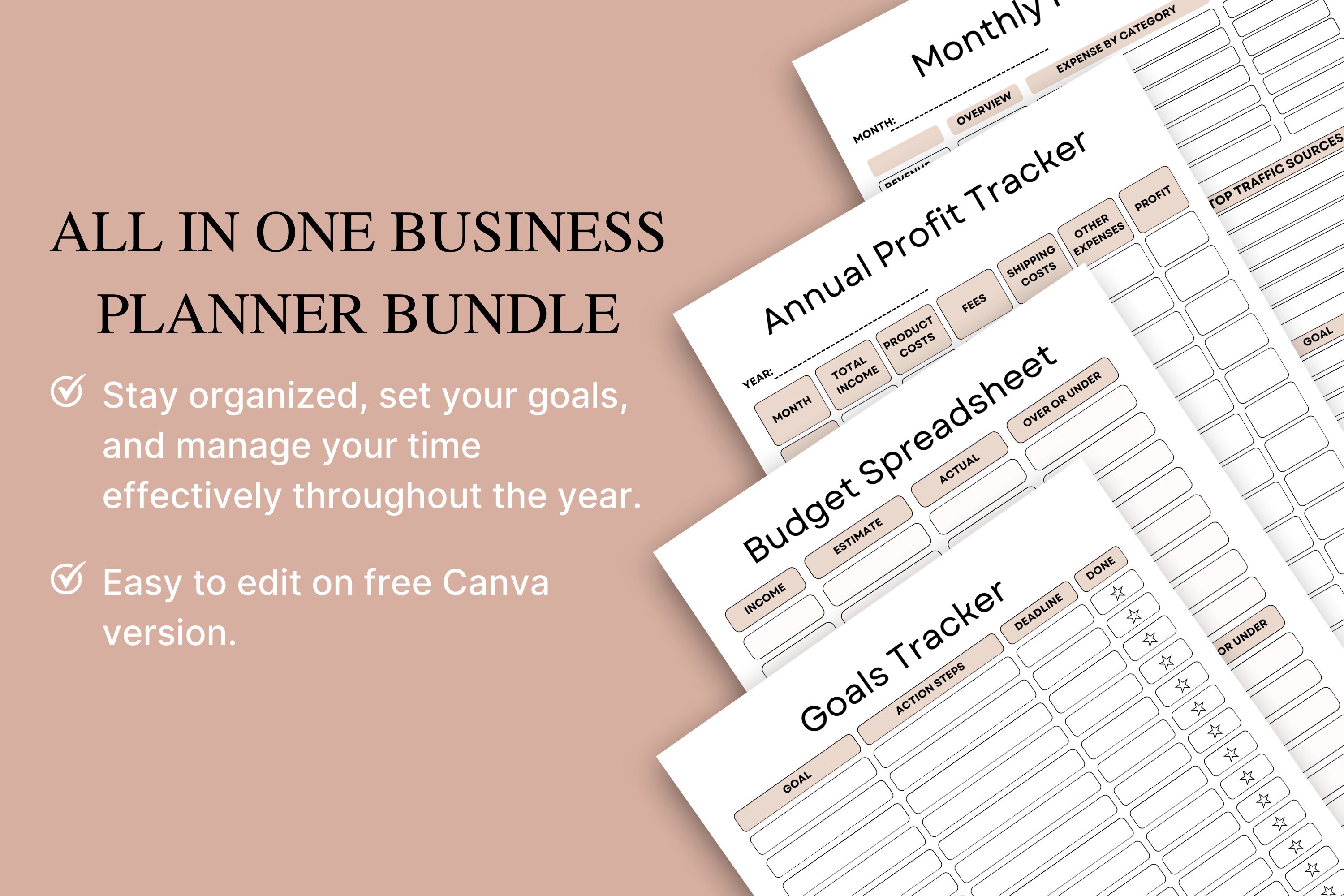 Girl Boss Planner Template, Black Woman Planner 2025, Lady Boss Planner ...