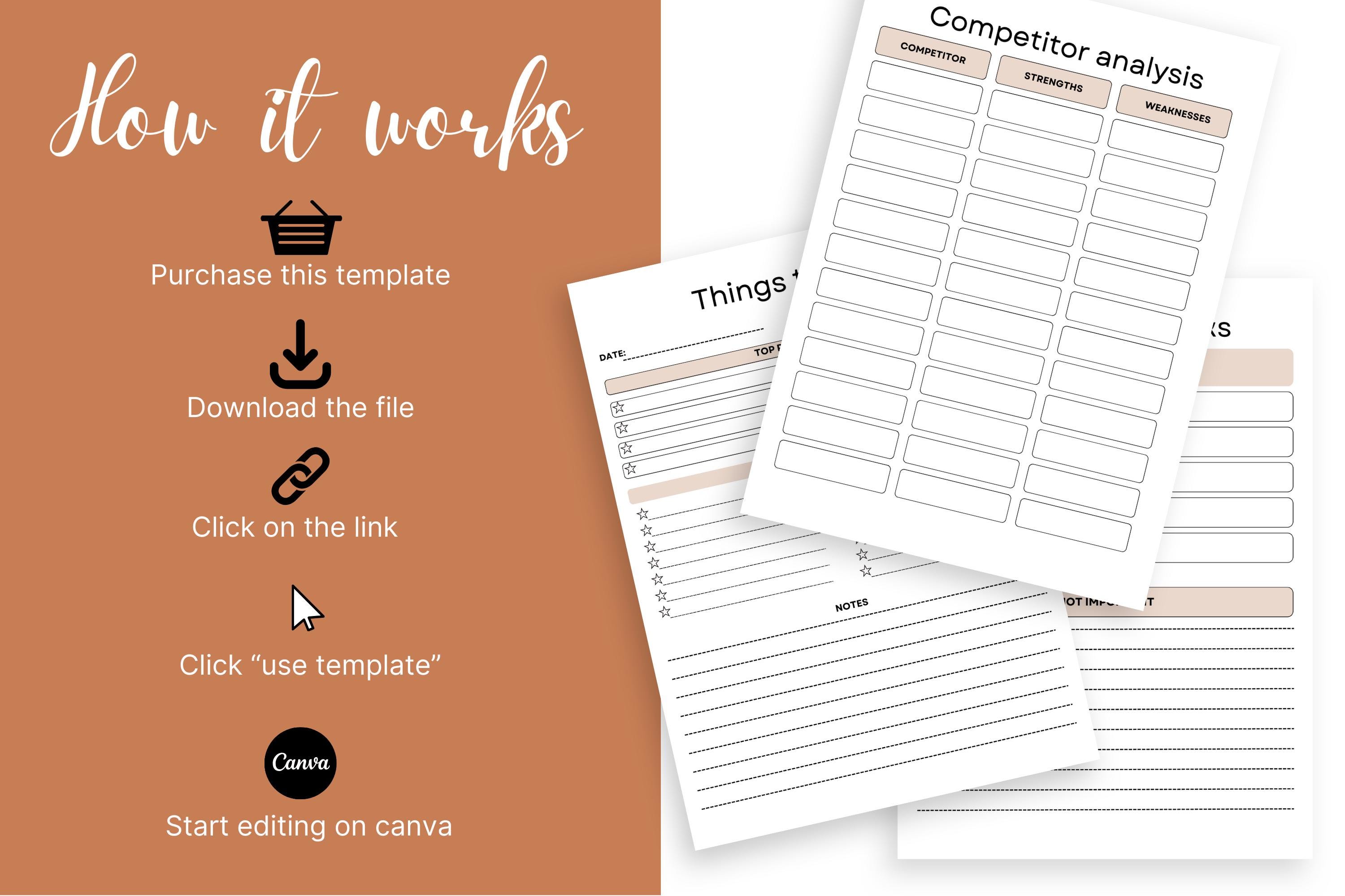 Girl Boss Planner Template, Black Woman Planner 2025, Lady Boss Planner ...