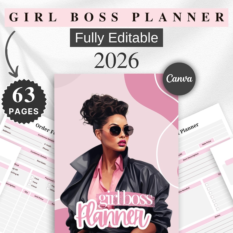 Boss Babe Custom Planner - Etsy