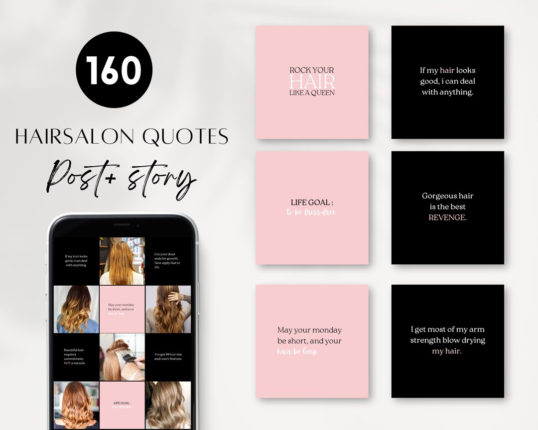 Hair Salon Quotes, Hair Quotes, Hair Quote Template, Hairdresser Quotes ...