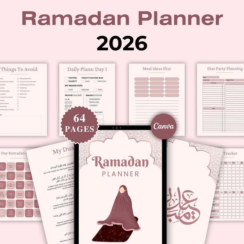 Ramadan Party Planner - Etsy