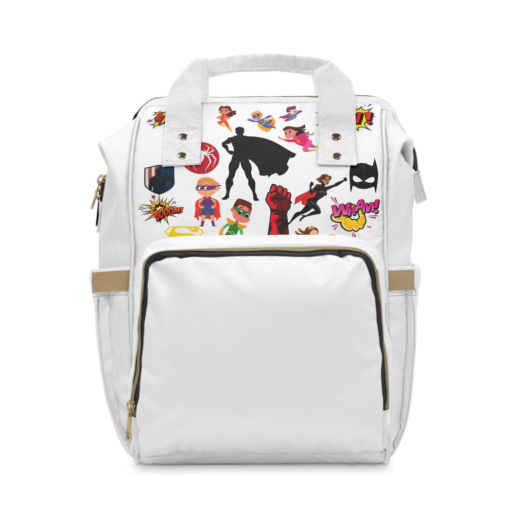 Superhero Diaper Bag Spider-man Batman marvel Themed Baby Product ...