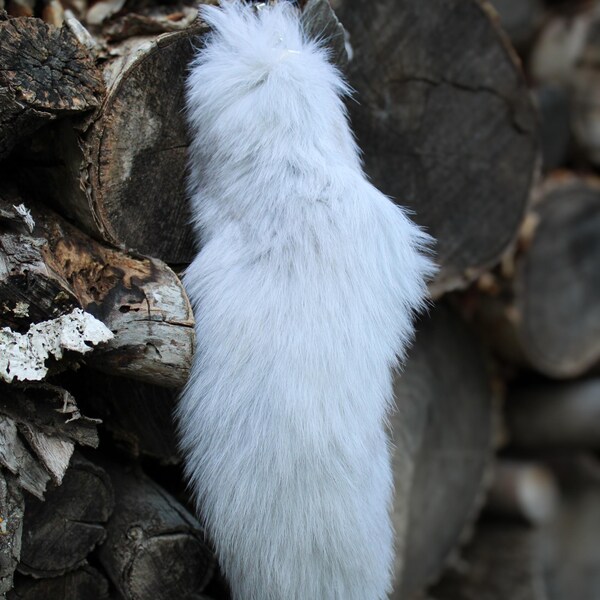 Fox Tail Tail Keychain - Etsy