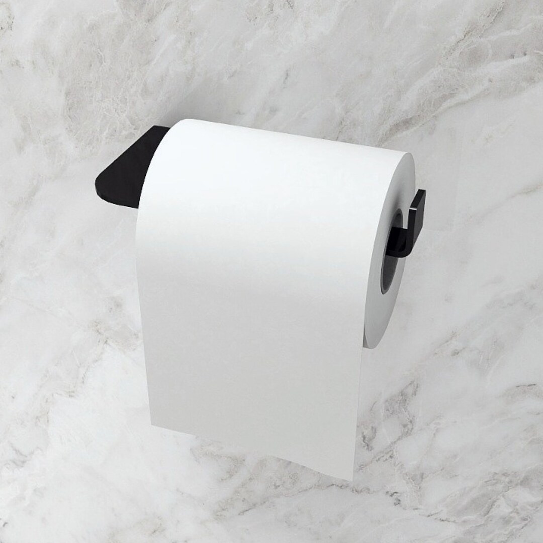 Metal Toilet Paper Holder, Bathroom Roll Hanger, Wall Mounted Stainless ...