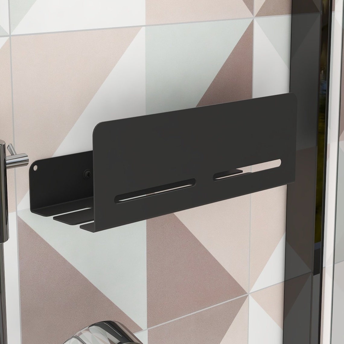 Metal Shower Shelf Bathroom Rack Wall Mounted Stainless - Etsy