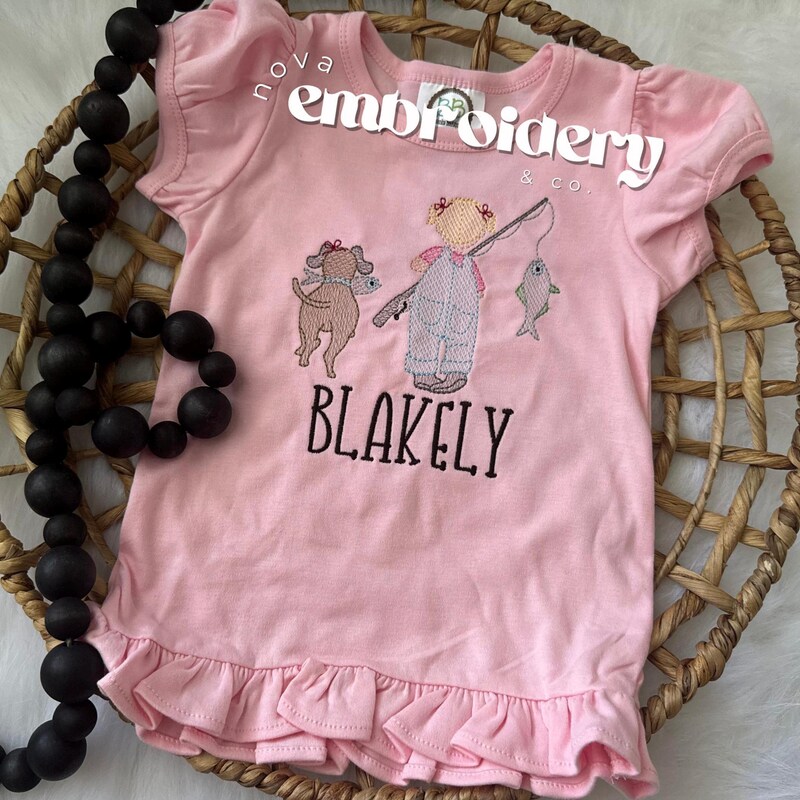 Fishing Monogram - Etsy