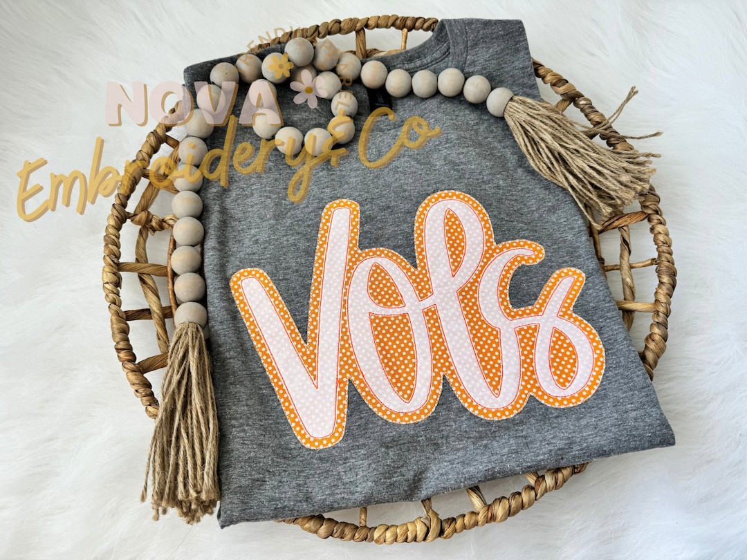 TN Vols Shirt, Embroidered Vols Tshirt, Embroidered Vols Shirt ...