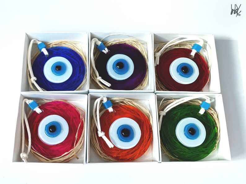 Evil Eye Candy Pink Handmade Evil Eye Decor Good Luck - Etsy