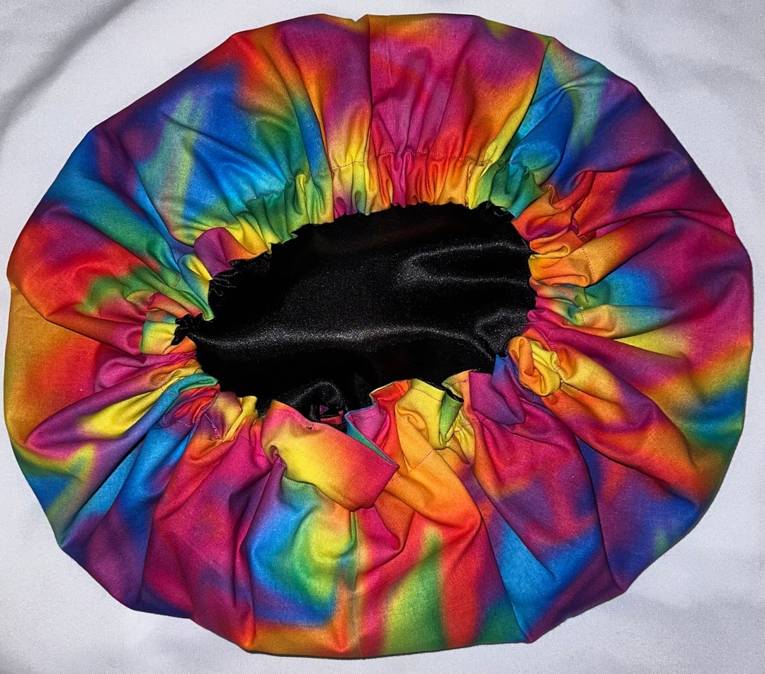 Thermal Colors Satin Lined Adjustable Bonnet Protective Satin Cap ...