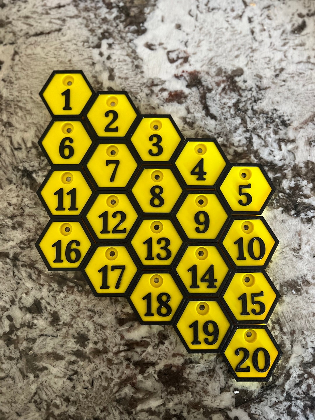 Beehive Number Tags -pack of 20 - Etsy