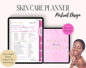 Hot Pink Digital Planner - Etsy