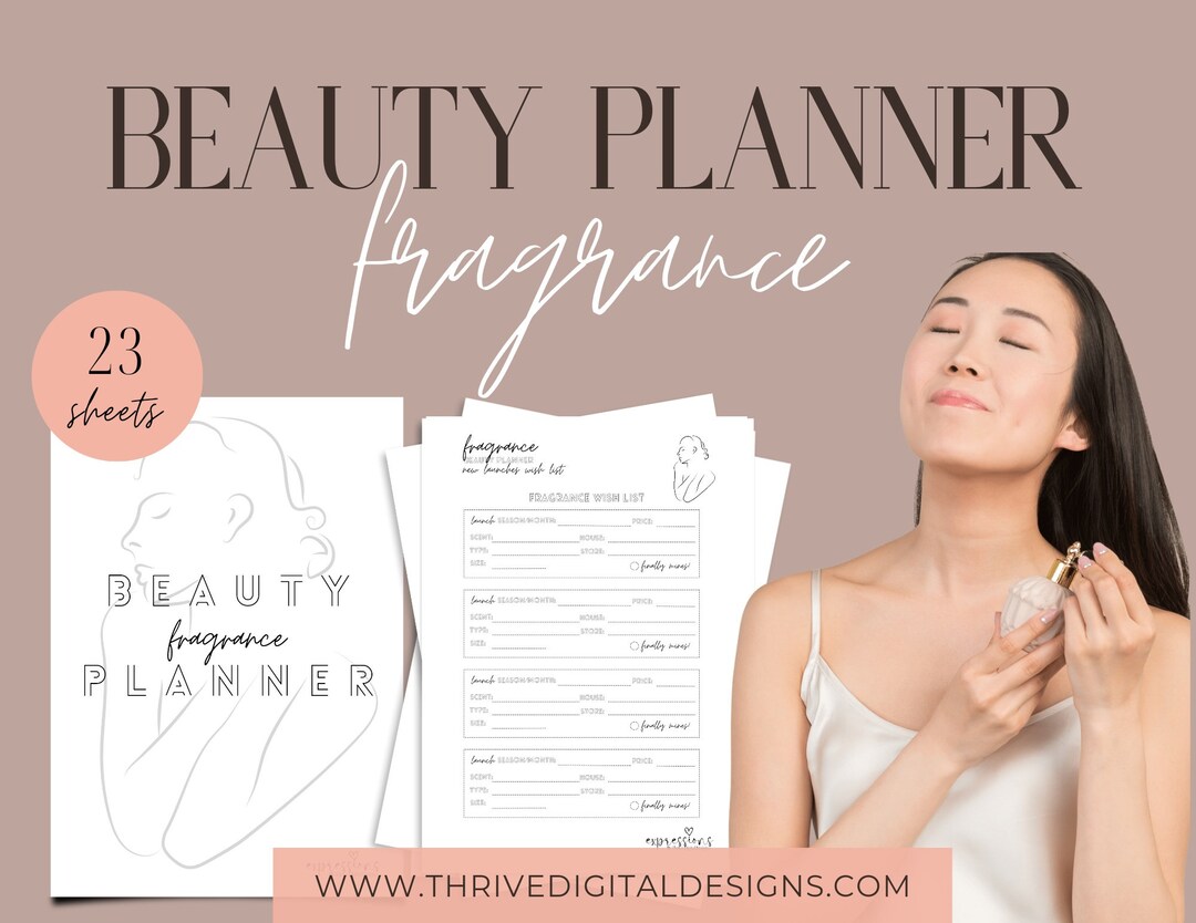 Fragrance Planner Printables: Inventory, Wishlist, Layering (PDF ...