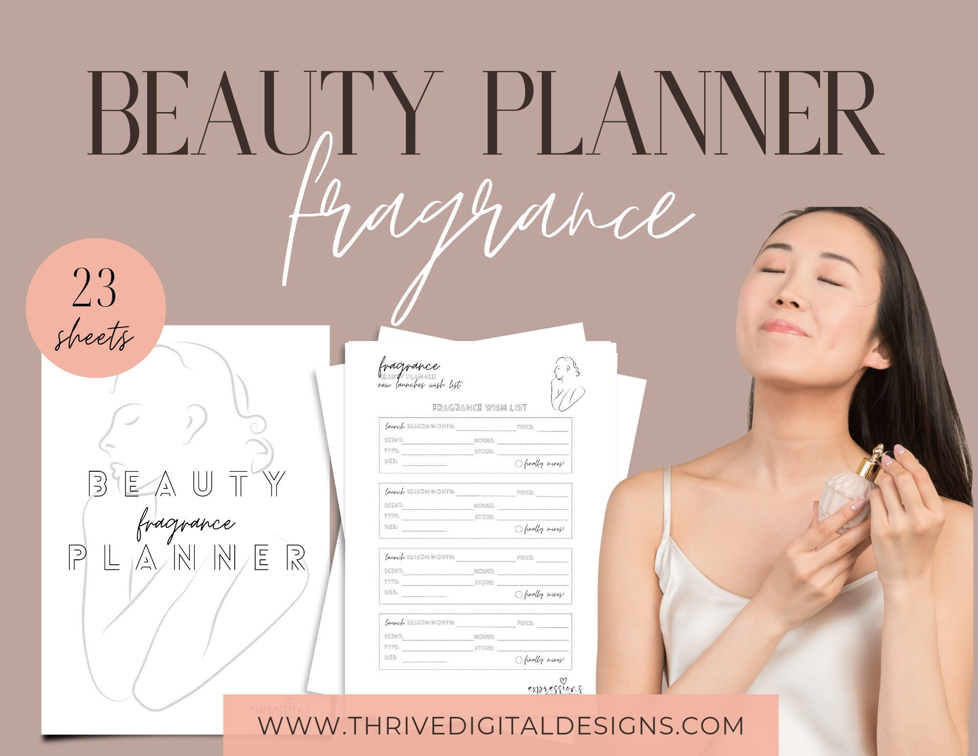 Fragrance Planner Printables: Inventory, Wishlist, Layering (PDF ...