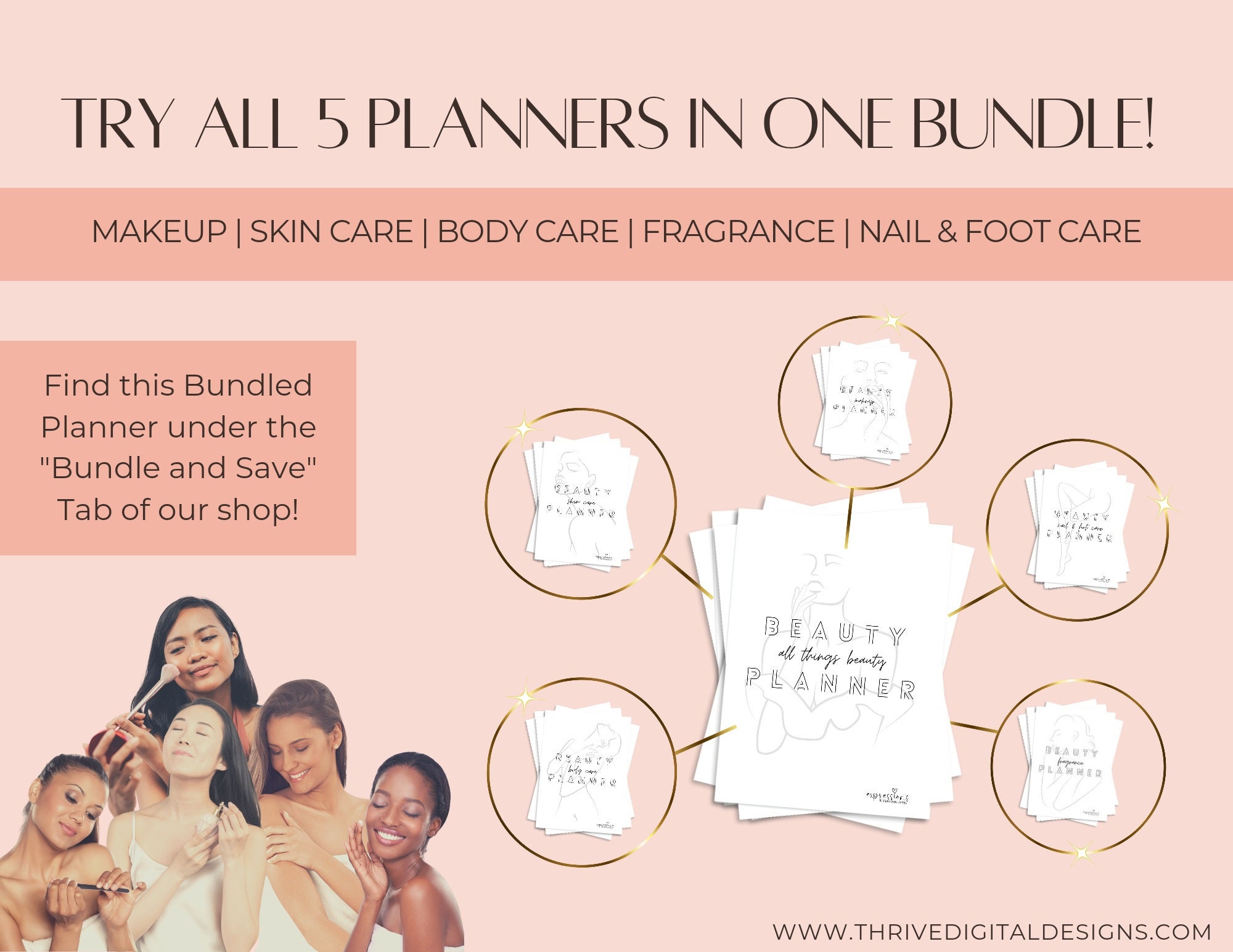 Skin Bundle Printables Inventories Care Routines Monthly Empties Wish ...