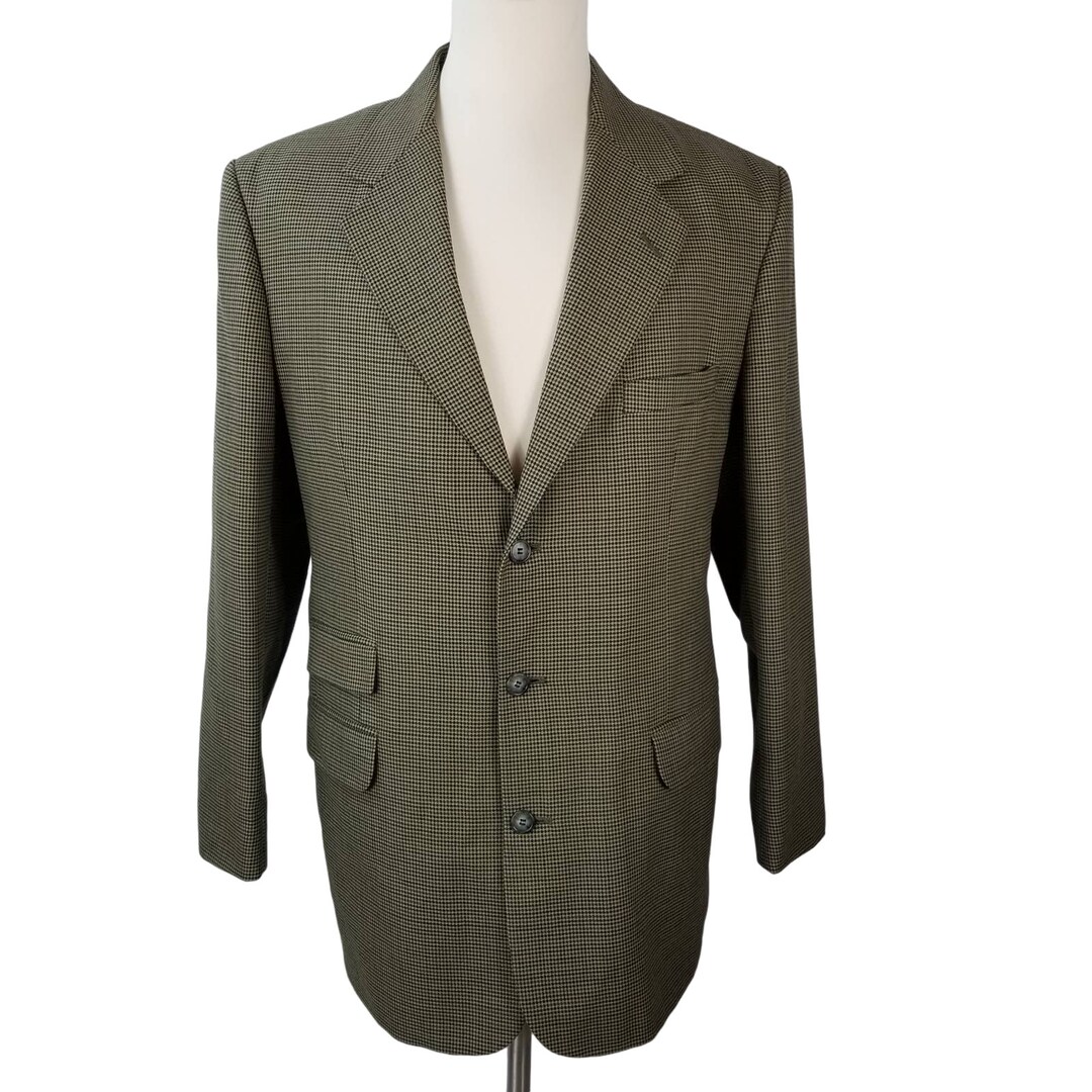 Orvis Sport Coat Blazer Jacket 3 Button 3 Pockets Vintage USA Size 44 L ...