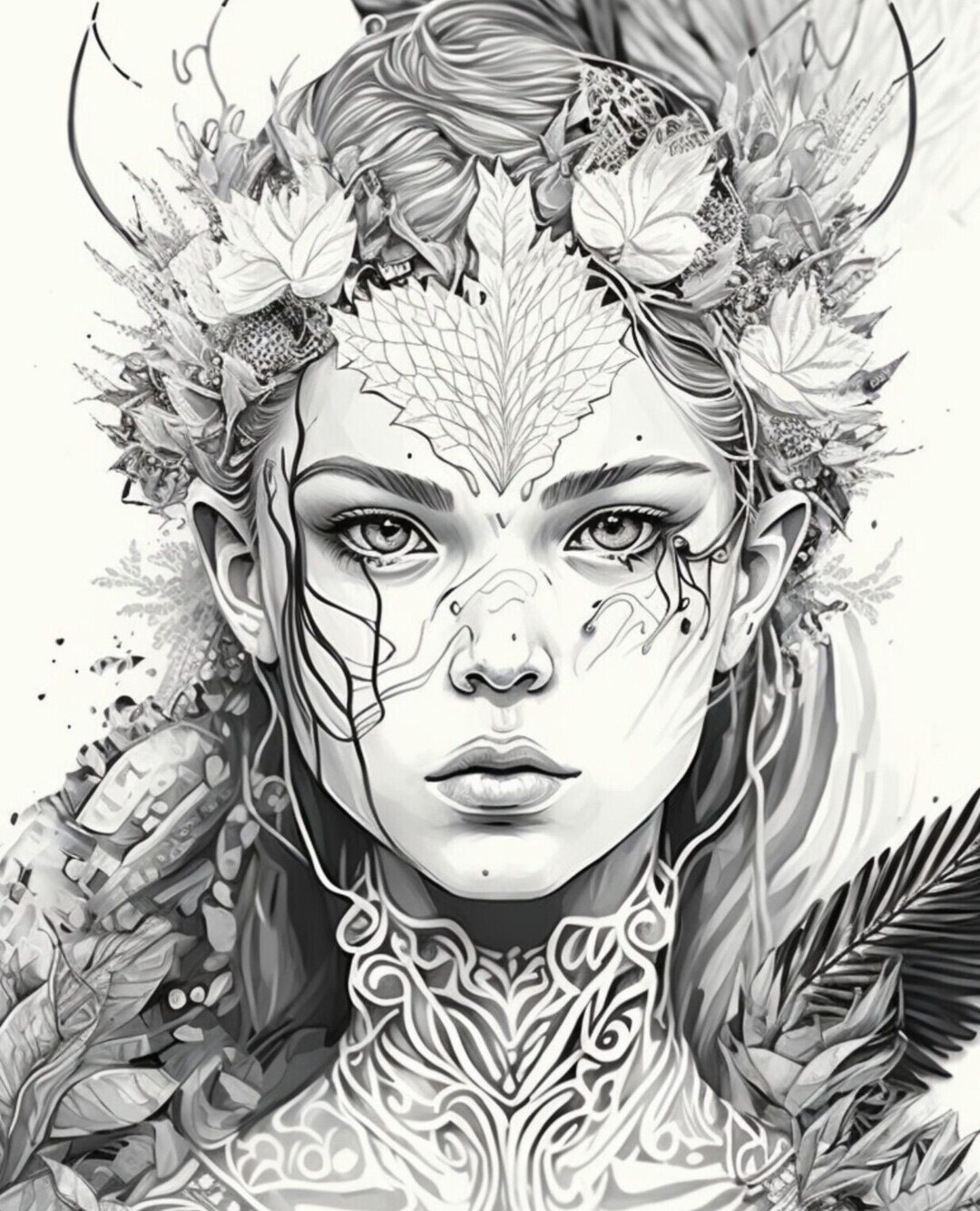 A Coloring Book 10 Pages Wall Designs Project Crafts Hobbies Studio ...