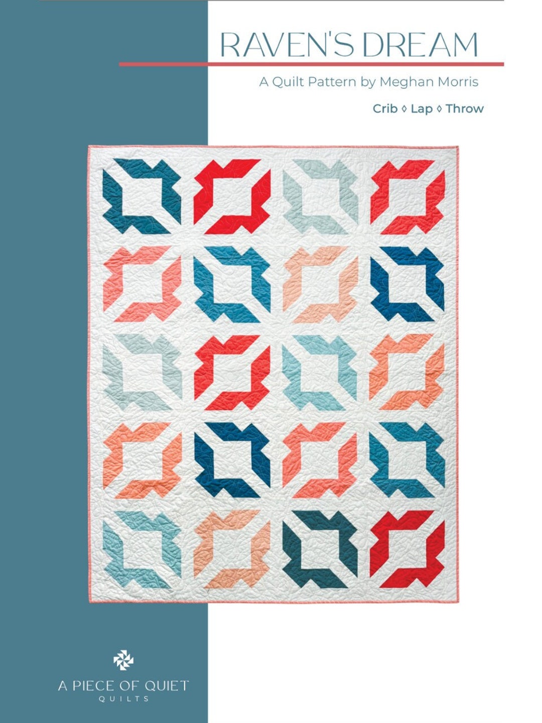 Raven's Dream Quilt Pattern: Scrappy Fat Quarter, Crib Throw (PDF ...